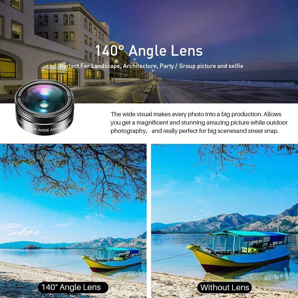 Apexel 11-in-1 Mobile Phone Camera Lens Set, Wide Angle and Macro Lens ...