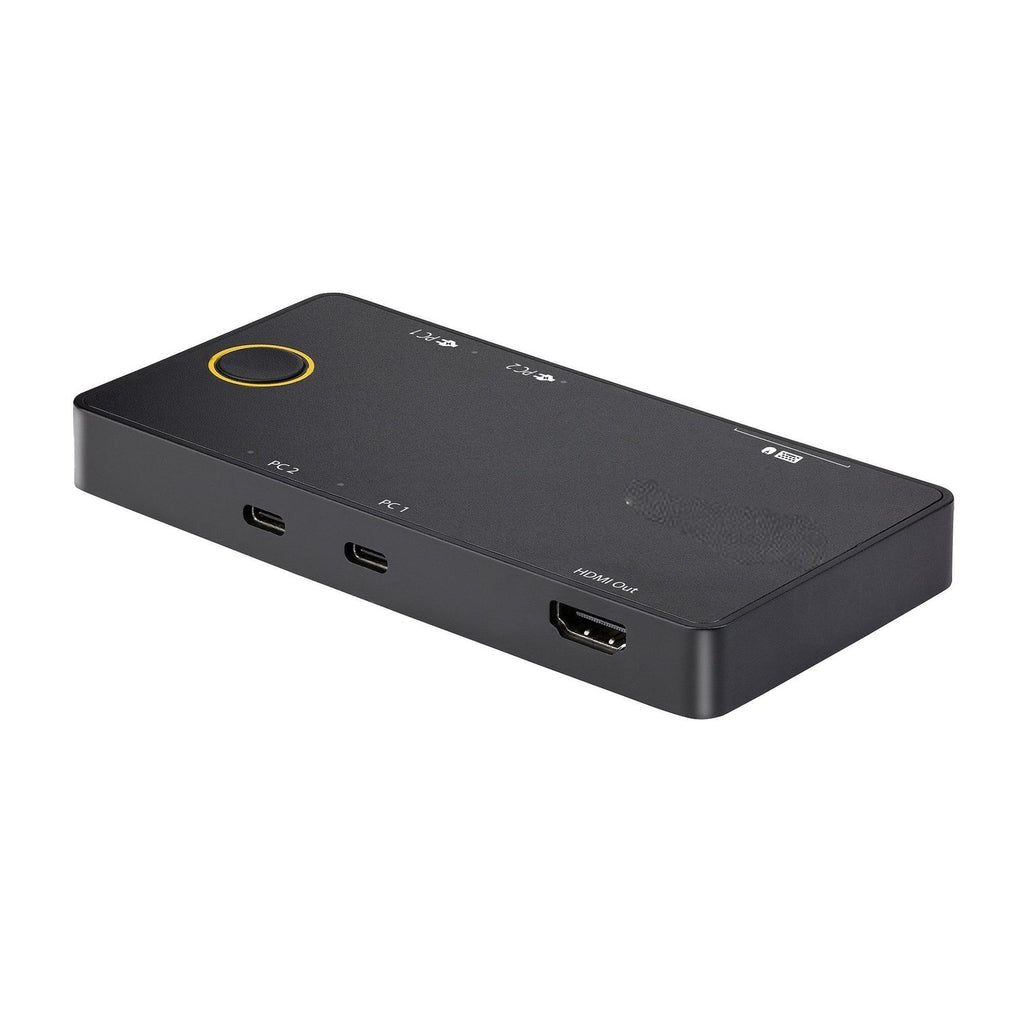 NÖRDIC Dockningsstation och KVM-switch 2 till 1 USB-C till HDMI, 4K60H ...