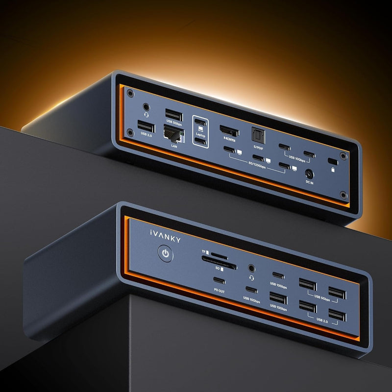 iVANKY FusionDock Max 2 Thunderbolt5 23-i-1 Dockningsstation för Mac M ...